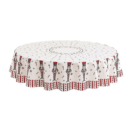 Click here for Avanti Nutcracker Candy Holiday Round Tablecloth... prices