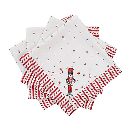 Click here for Avanti Nutcracker Candy Holiday Napkins - Set Of 4... prices