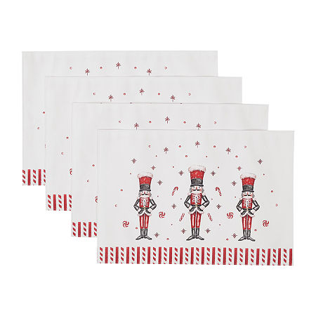 Click here for Avanti Nutcracker Candy Holiday 4-pc. Placemat  On... prices