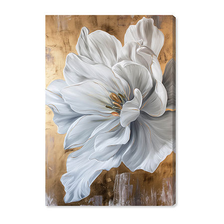 Click here for ART REMEDY Bloom White Petals Giclee Floral And Bo... prices