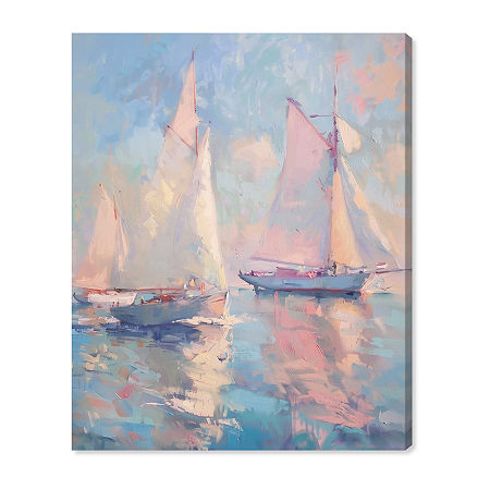 Click here for ART REMEDY Set Sail Giclee Nautical And Coastal Ca... prices