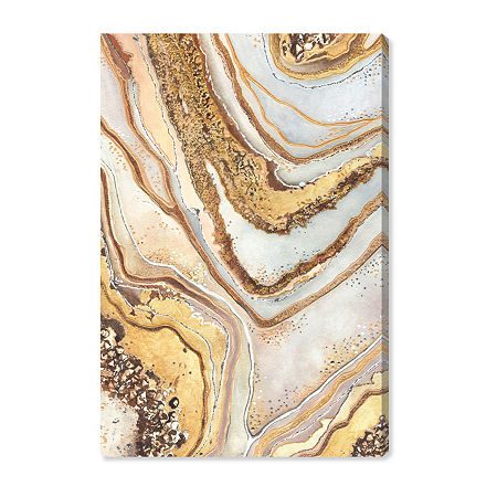 Click here for ART REMEDY Golden Lines Giclee Abstract Canvas Art... prices