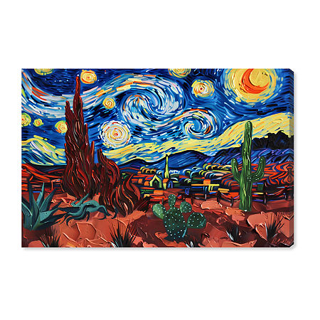 Click here for ART REMEDY Desert Night Stars Giclee Classic And F... prices