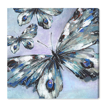 Click here for ART REMEDY Butterfly Trio Giclee Animals Canvas Ar... prices