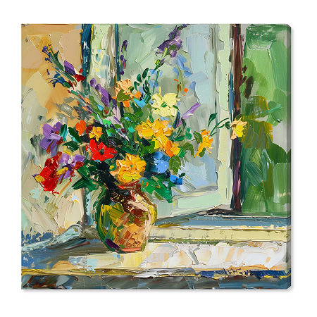 Click here for ART REMEDY Vase By The Window Giclee Floral And Bo... prices