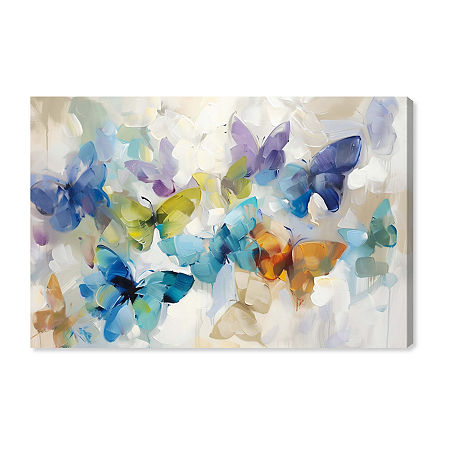 Click here for ART REMEDY Fluttering Butterflies Giclee Animals C... prices