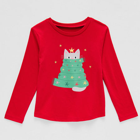 Click here for Okie Dokie Toddler & Little Girls Round Neck Long... prices