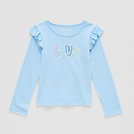 Click here for Thereabouts Little Girls Round Neck Long Sleeve Re... prices
