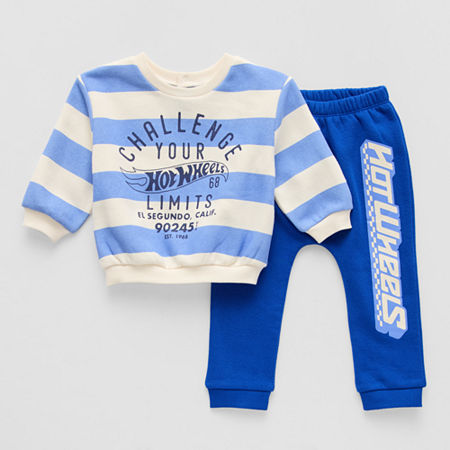 Click here for Grayson Little Baby Boys 2-pc. Hot Wheels Pant Set... prices
