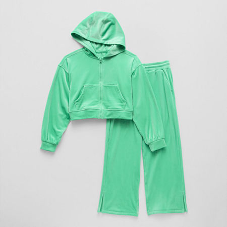 Click here for Xersion Ribbed Velour Little & Big Kid Girls 2-pc.... prices