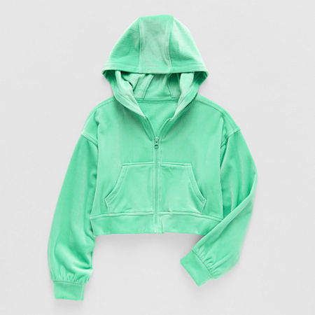 Click here for Xersion Ribbed Velour Big Kid Girls Long Sleeve Zi... prices