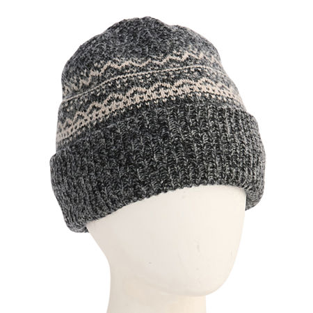Click here for St. Johns Bay Brushed Fairisle Mens Beanie  One Si... prices