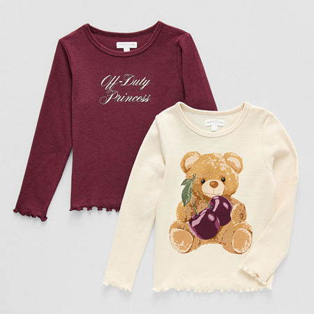 Click here for Grayson Little Toddler Girls Crew Neck Long Sleeve... prices