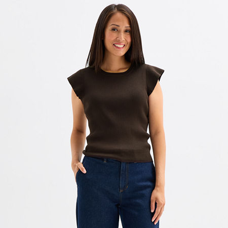Click here for Liz Claiborne Womens Crew Neck Short Sleeve Pullov... prices