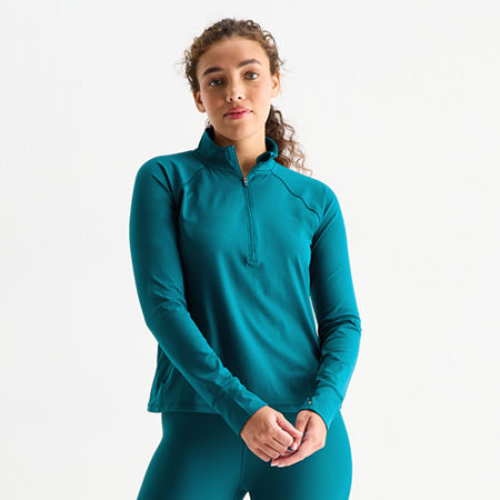Click here for Xersion EverUltra-Lite Womens Mock Neck Long Sleev... prices