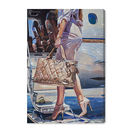 Click here for ART REMEDY Her Private Jet Giclee Abstract Canvas... prices