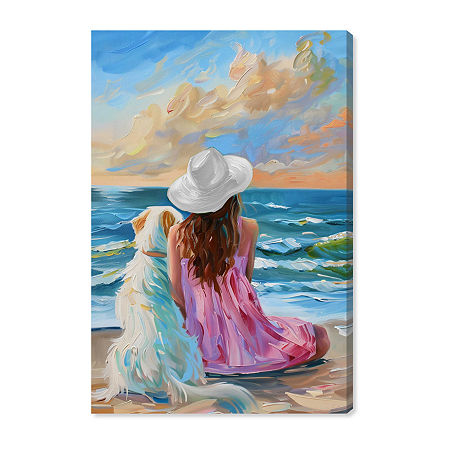 Click here for ART REMEDY Girl And Her Best Friend Giclee Animals... prices