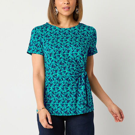Click here for Liz Claiborne Womens Round Neck Short Sleeve Tall... prices