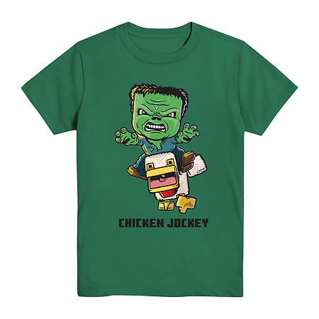 Click here for Chicken Jockey Little & Big Kid Boys Crew Neck Sho... prices