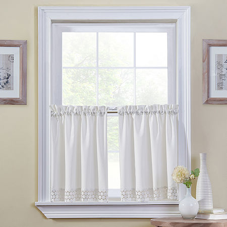 Click here for Regent 2-pc. Rod Pocket Window Tier  One Size  Bei... prices