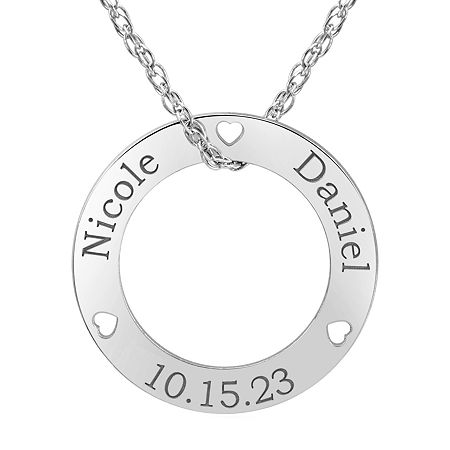 Click here for Personalized Womens 24K Gold Over Silver 18 Inch P... prices