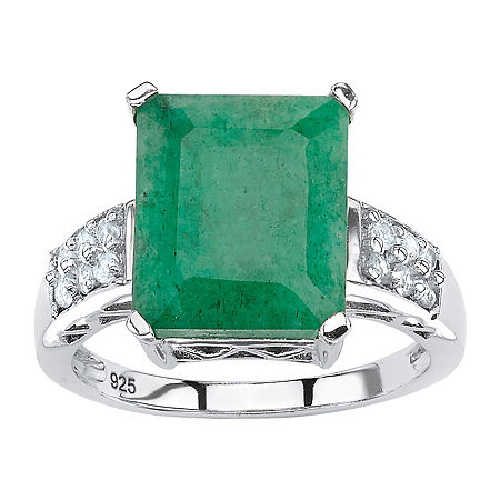 Click here for Womens Genuine Green Emerald Sterling Silver Cockt... prices