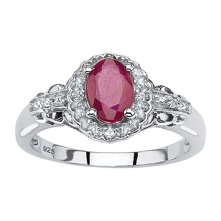 Click here for Womens Lead Glass-Filled Red Ruby Sterling Silver... prices