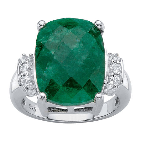 Click here for Womens Genuine Green Emerald Sterling Silver Cockt... prices