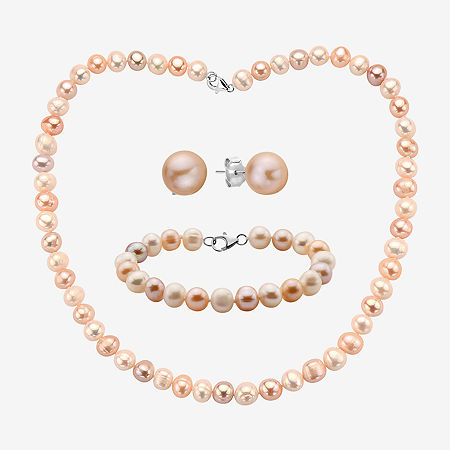 Click here for Effy Womens Pink Cultured Freshwater Pearl Sterlin... prices