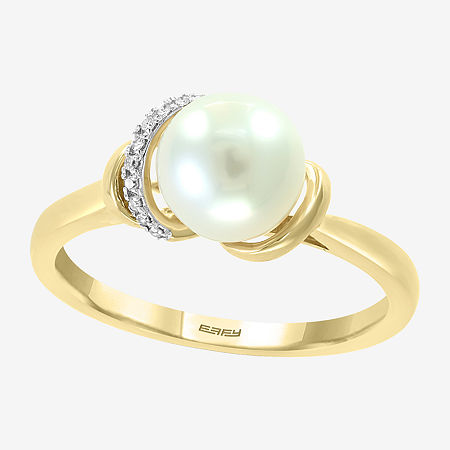 Click here for Effy Womens Diamond Accent 7.5MM White Cultured Fr... prices