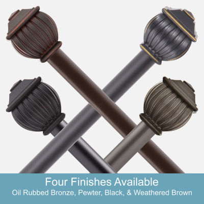 Kenney Benji Square 5/8 IN Adjustable Curtain Rod - JCPenney