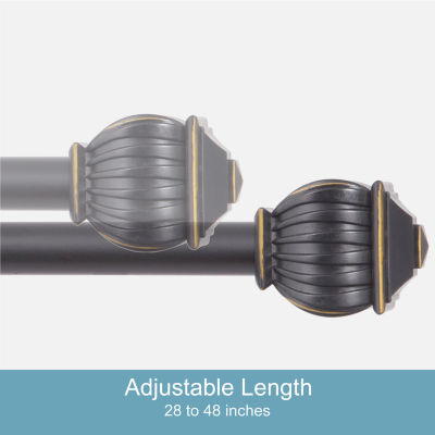 Kenney Benji Square 5/8 IN Adjustable Curtain Rod - JCPenney