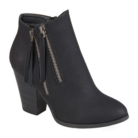 Click here for Journee Collection Womens Vally Stacked Heel Booti... prices