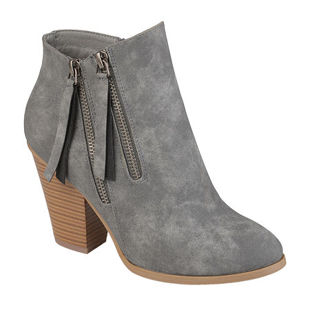 Click here for Journee Collection Womens Vally Stacked Heel Booti... prices