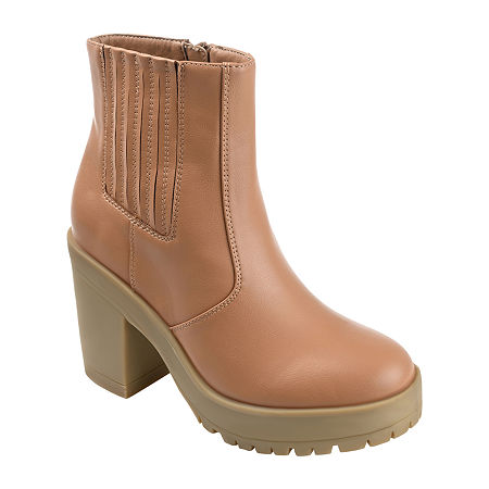 Click here for Journee Collection Womens Riplee Block Heel Bootie... prices