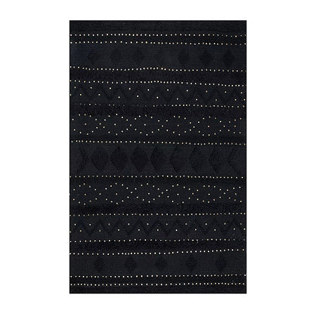 Click here for nuLoom Durden High Low Geometric Wool Woven Rug  O... prices