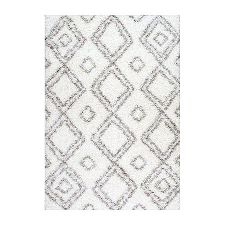Click here for nuLoom Lola Easy Shag Rug  One Size  White prices