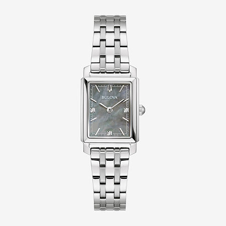 Click here for Bulova Womens Sutton Diamond Accent Stainless Stee... prices