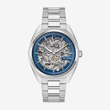 Click here for Bulova Mens Automatic Surveyor Stainless Steel Bra... prices