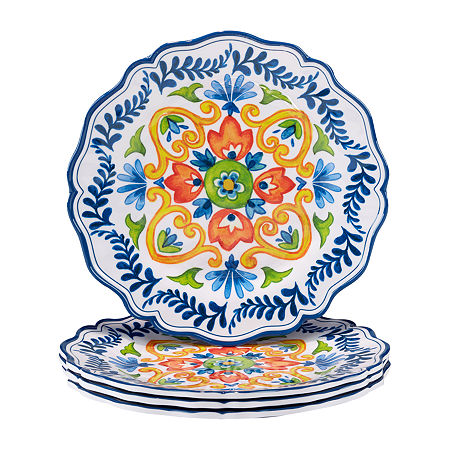 Certified International Flores Set of 4 Dinner Plate 11  Service For 4 - Miscellaneous
