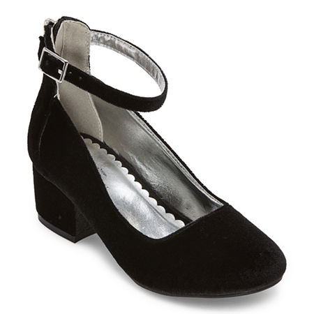 Click here for Christie & Jill Layla Girls Closed Toe Block Heel... prices