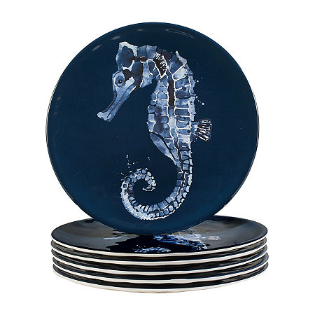Certified International Sea Life Set of 6 Salad Plate 9  Service For 6 - Miscellaneous