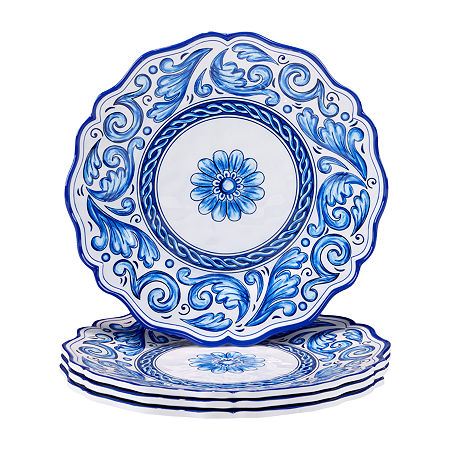 Certified International Veranda Set of 4 Dinner Plate 11  Service For 4 - Miscellaneous
