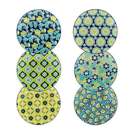 Certified International Tapestry 6 Salad Plates  Set of - Miscellaneous
