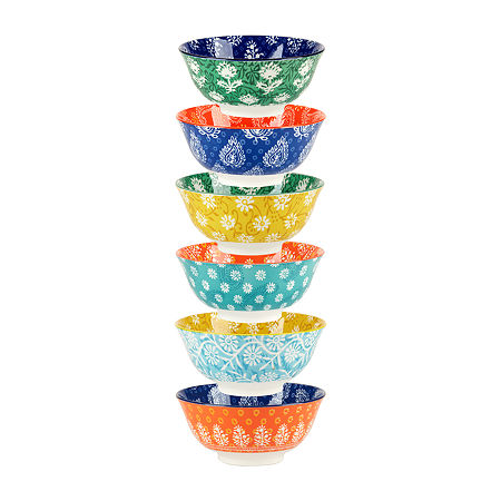 Click here for Certified International Carnival Multi Set of 6 Al... prices