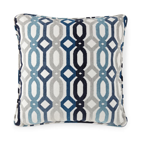 Click here for Geo Feather Filled Square Throw Pillow  One Size... prices