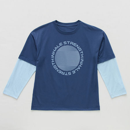 Click here for Xersion Little & Big Kid Boys Crew Neck Long Sleev... prices