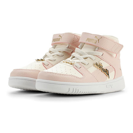 Click here for PUMA Rebound Layup Bling Little Kid Girls Basketba... prices