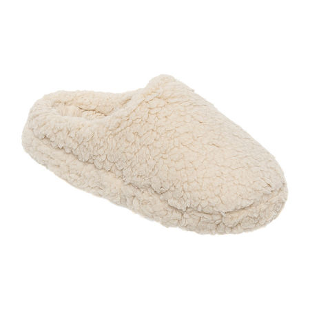 Click here for Cuddl Duds Faux Shearling Womens Clog Slippers  Me... prices
