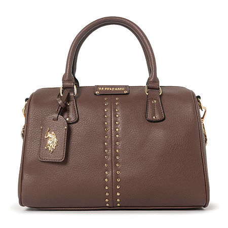 Click here for U.S. Polo Assn. Stud Embellished Satchel  One Size... prices